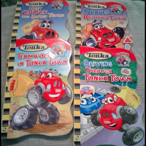 Tonka | Other | Set Of 4 Chuck And Friends Tonka Books | Poshmark